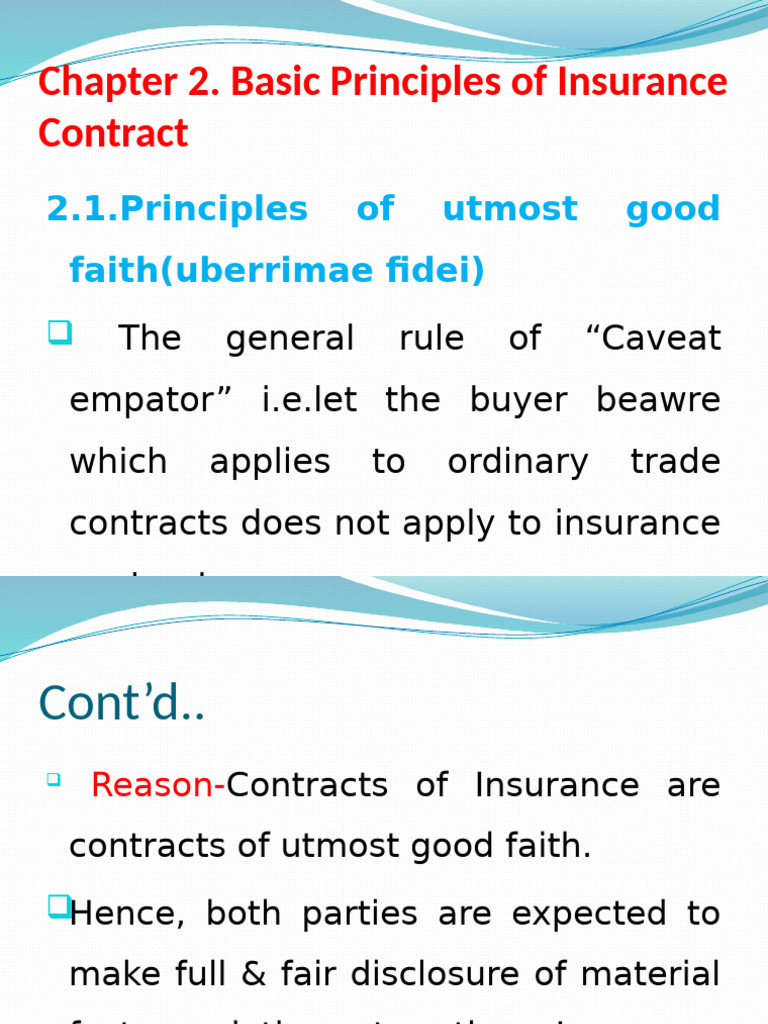 Law of Insurance PPT CH 2 | PDF | Insurance | Indemnity