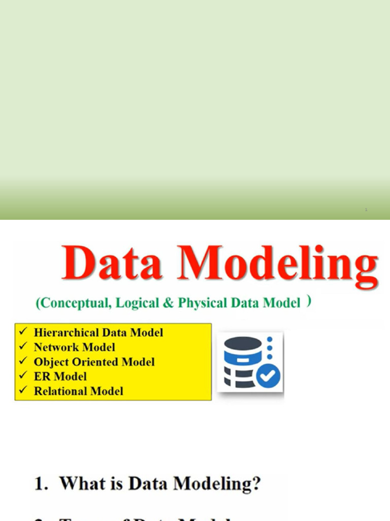 Chapter 02 - Data Modeling - 02 | PDF | Data Model | Conceptual Model