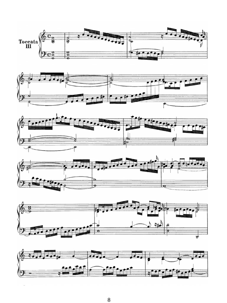 Froberger - Toccata III | PDF