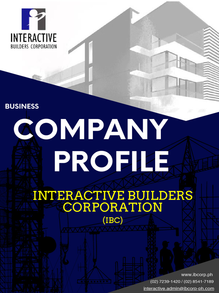 IBC: Overview of Interactive Builders Corp | PDF | Payments | Business