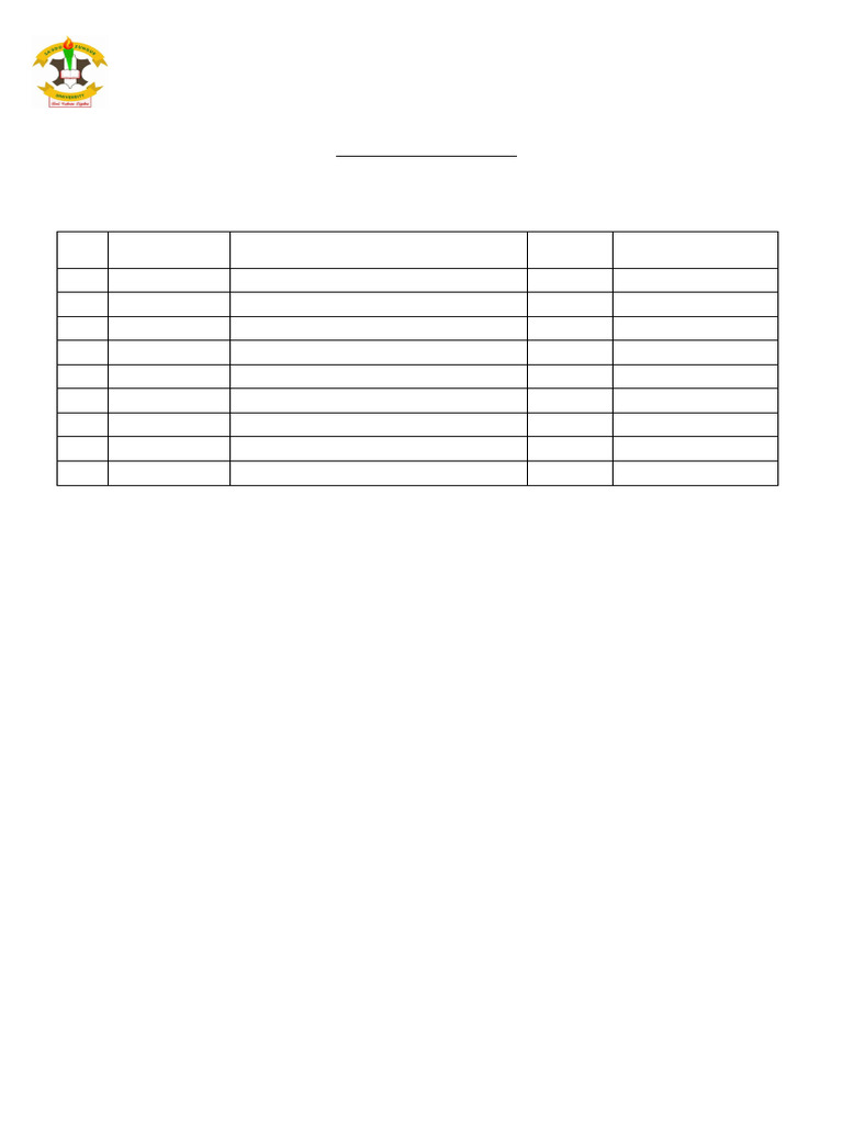 Course Form - First Semester, 2024 - 2025 | PDF | Liberal Arts Education