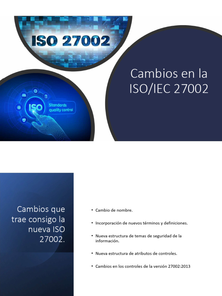 Cambios en ISO 270002 Controles - Act. 2021 | PDF | Informática