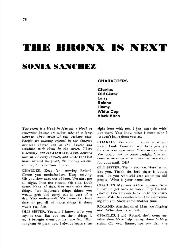 The Bronx Is Next | PDF