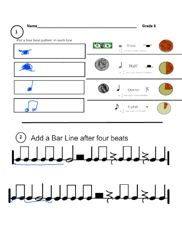 Rhythm Unit gr 6 | PDF