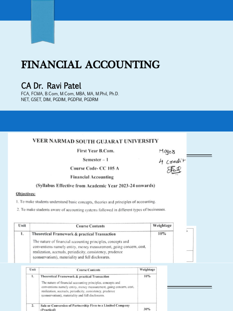 BS1 Fin C2 Sale or Conversion of a Partnership | PDF | Present Value ...