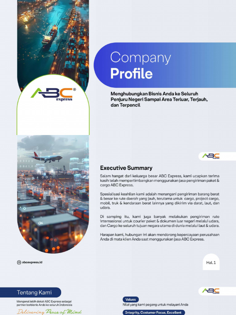 Company Profile - ABC Express Cargo_compressed | PDF