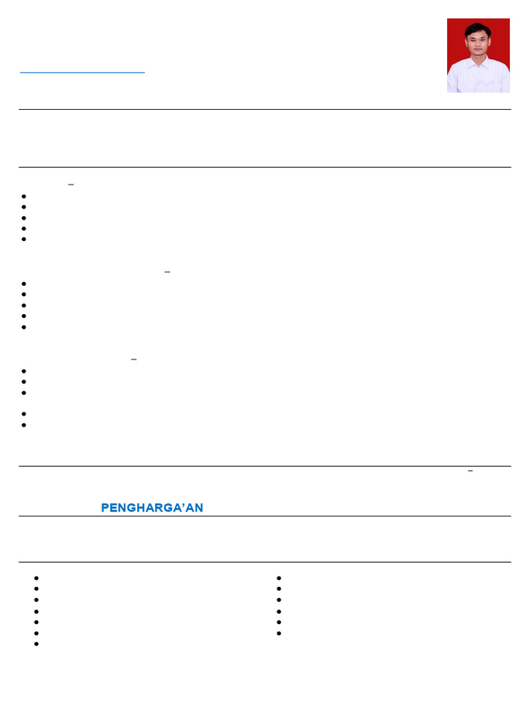 CV Ahmad Danni 56 | PDF