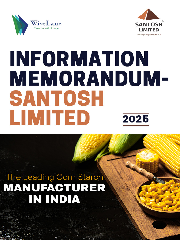 Santosh Limited IM (1) | PDF