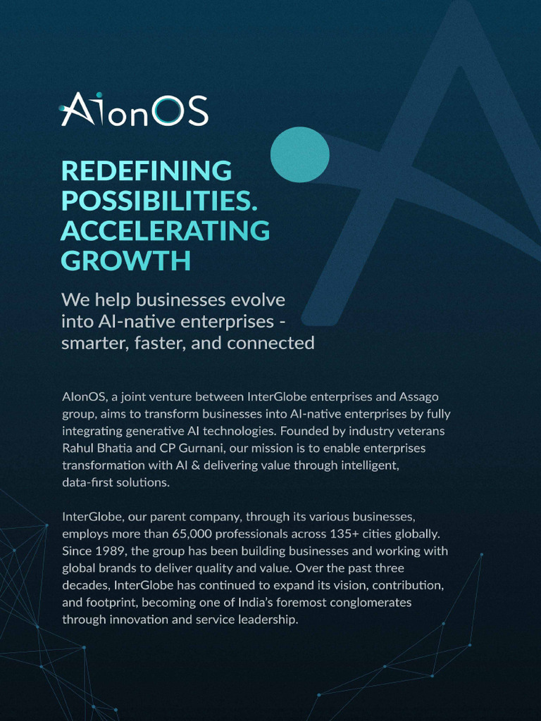AIonOS - Brochure - Final - April'25 | PDF