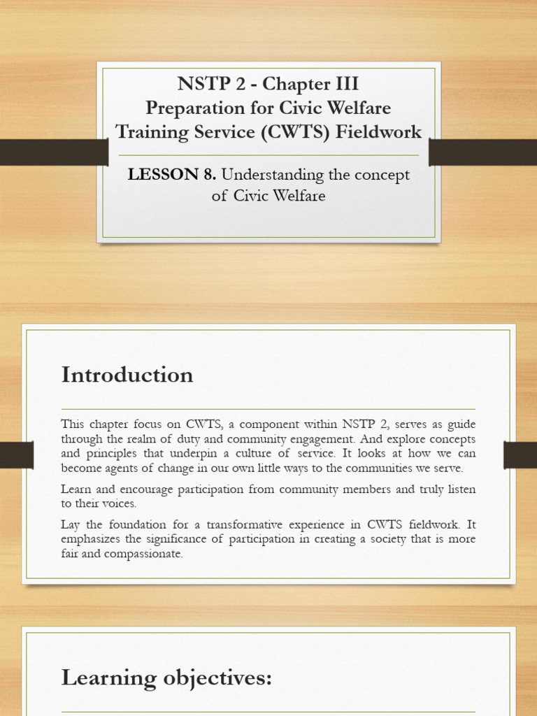 Lesson 8. Undertanding The Concept of CW Part1 | PDF | Civic Engagement ...