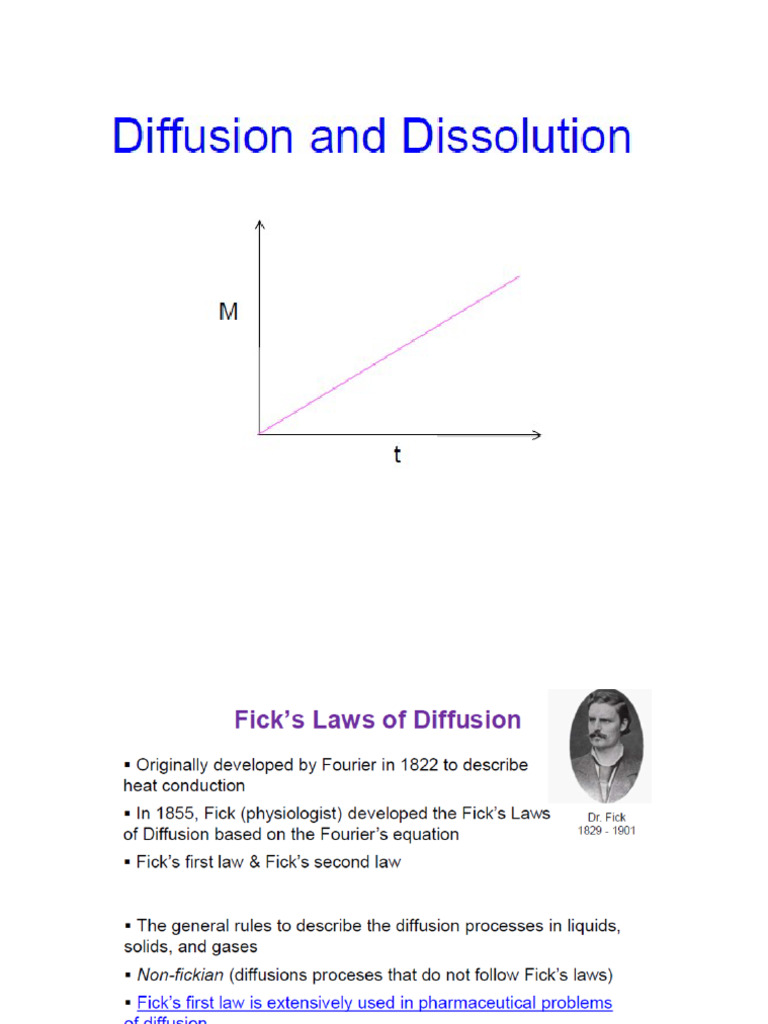 Diffusion and Dissolution | PDF