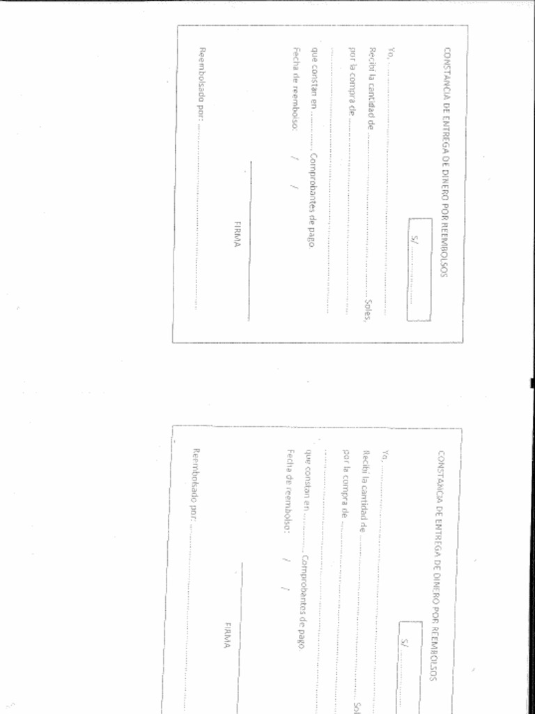 FORMATO DE REEMBOLSOS | PDF