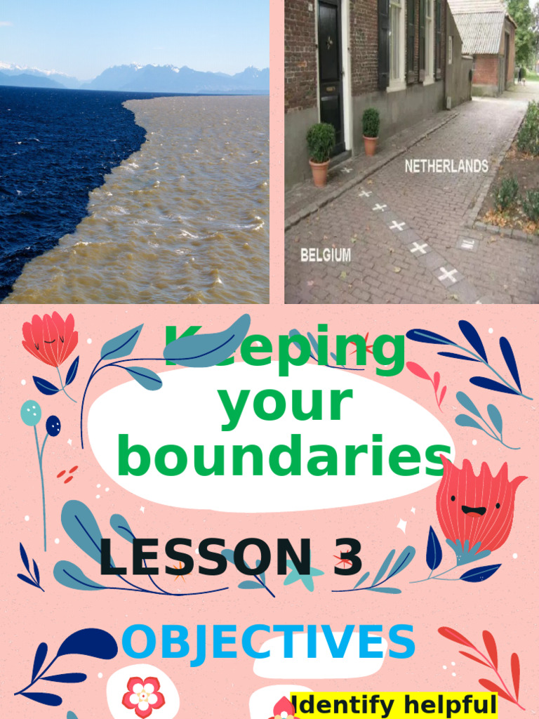 Lesson 2 Keeping Your Boundaries | PDF