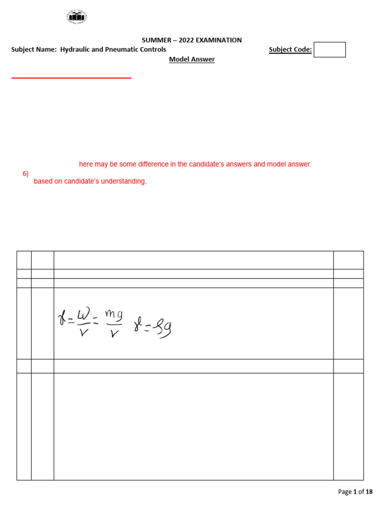 2022 Summer Model Answer Papermsbte Study Resources | PDF | Pump | Valve