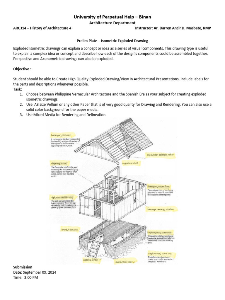ARC314 History of Architecture 4 Prelim Plate | PDF