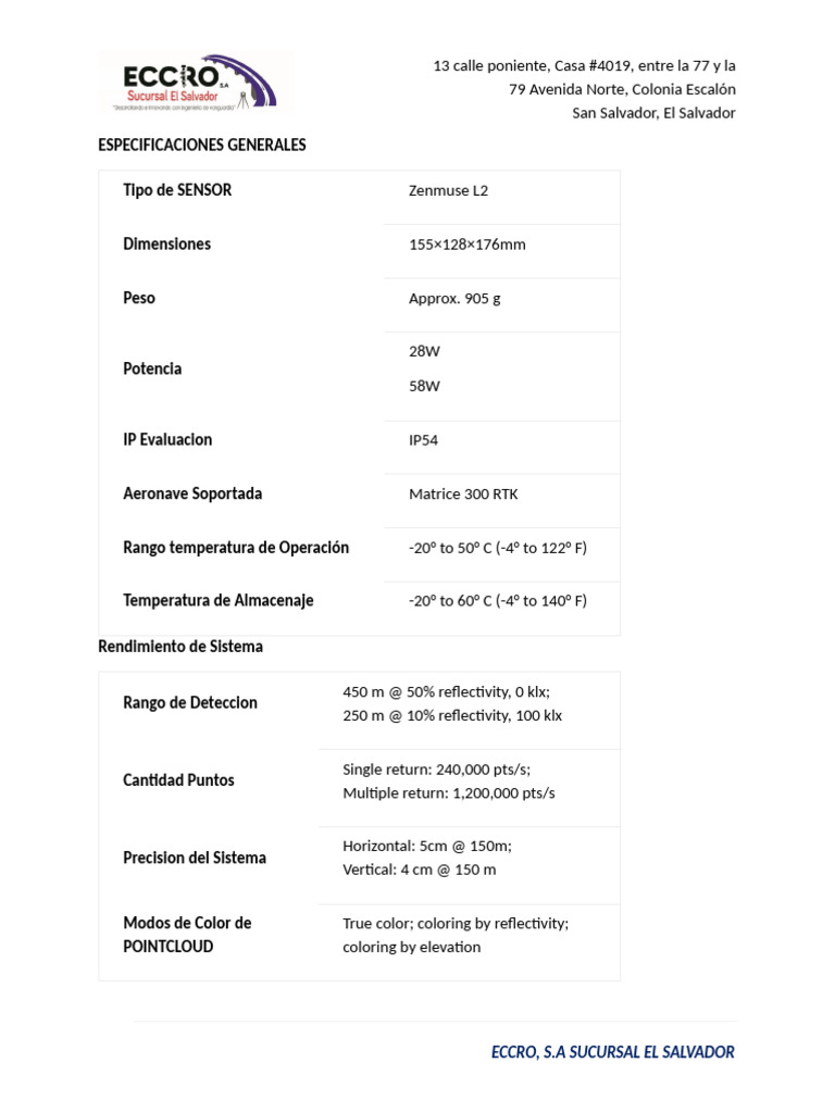 Esp - Sensor L2 | PDF | Imagen
