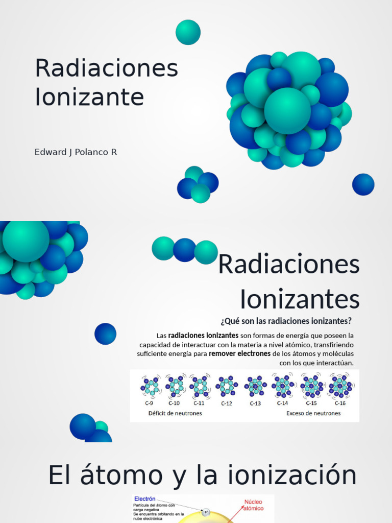 Radiaciones Ionizantes: Tipos y Efectos | PDF | Radiación ...