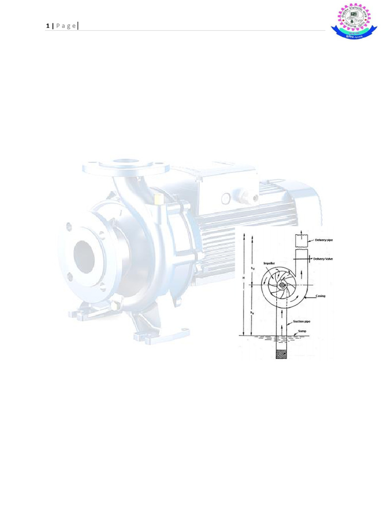 2. Study of Centrifugal Pump, Reciprocating Pump | PDF | Pump | Continuum Mechanics