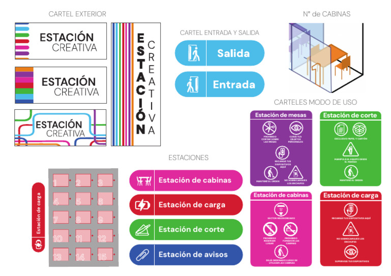 Carteles Estación Creativa | PDF