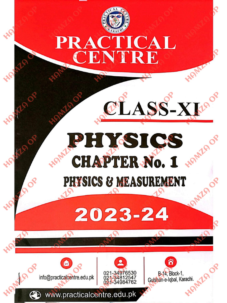 Xi - Physics Pc Numerical Solved - Hamza Op | PDF