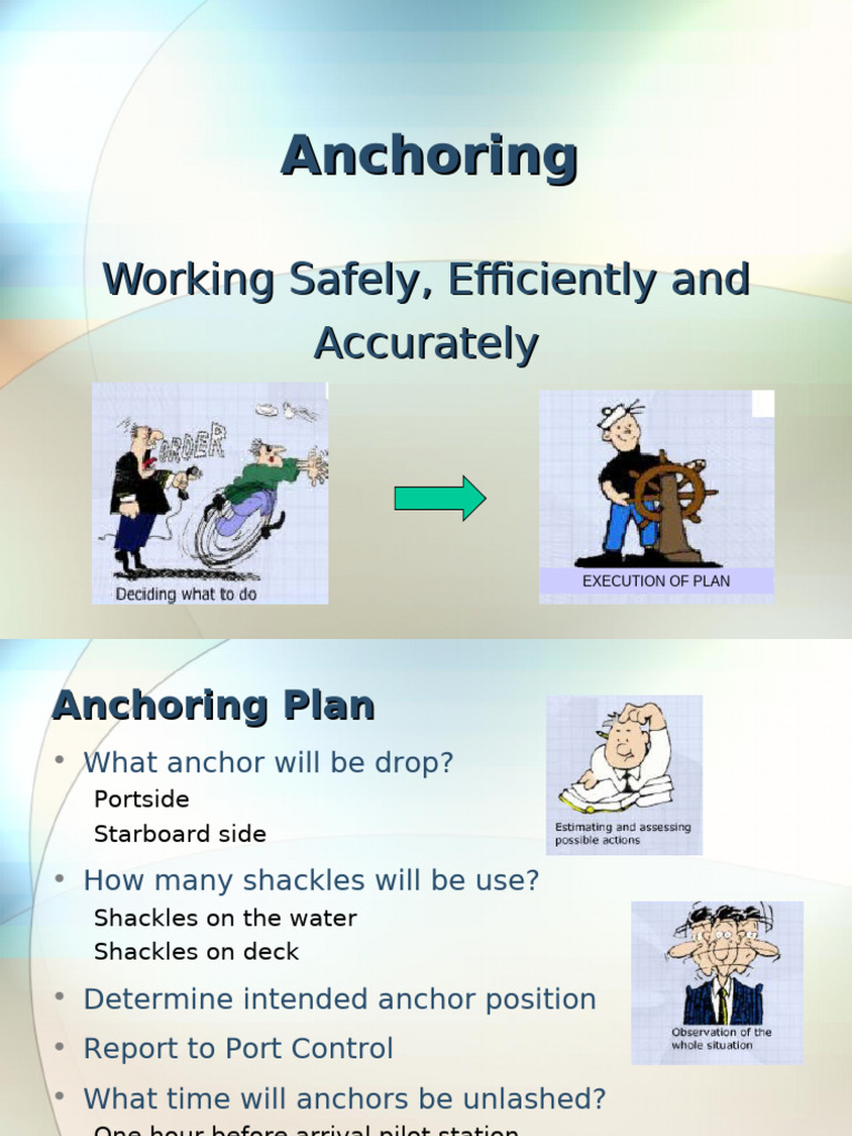 Comprehensive Guide to Ship Anchoring | PDF