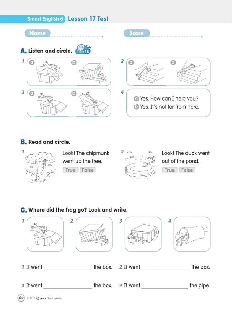 Lesson 17 Test | PDF