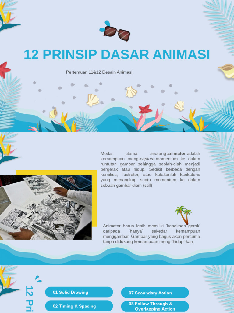12 Prinsip Dasar Animasi | PDF