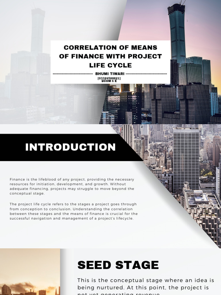 Correlation of Means of Finance With Project Life Cycle | PDF | Venture ...