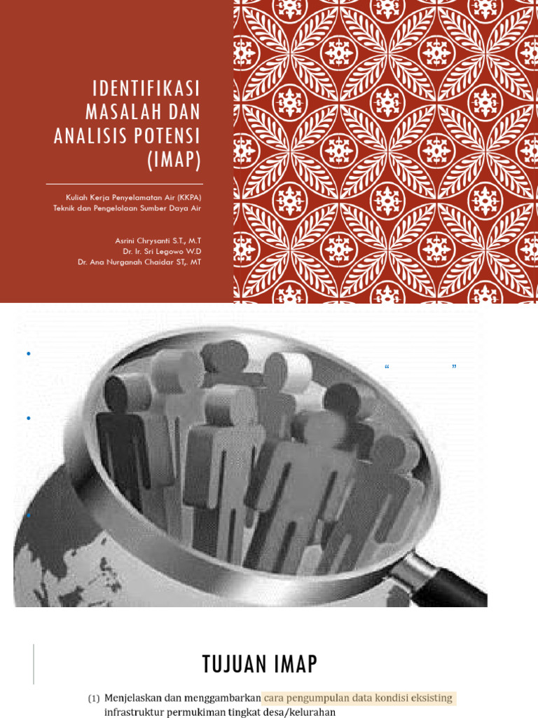 Identifikasi Masalah Dan Analisis Potensi (IMAP) | PDF