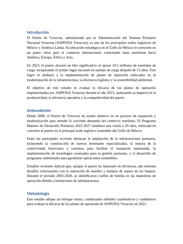 Evaluacion_Eficacia_Planes_Operacion_APIVER_2023 | PDF | Puerto ...