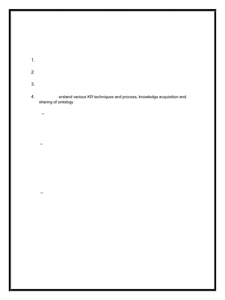 Knowledge Representation and Reasoning | PDF | Knowledge Representation And Reasoning | Logic
