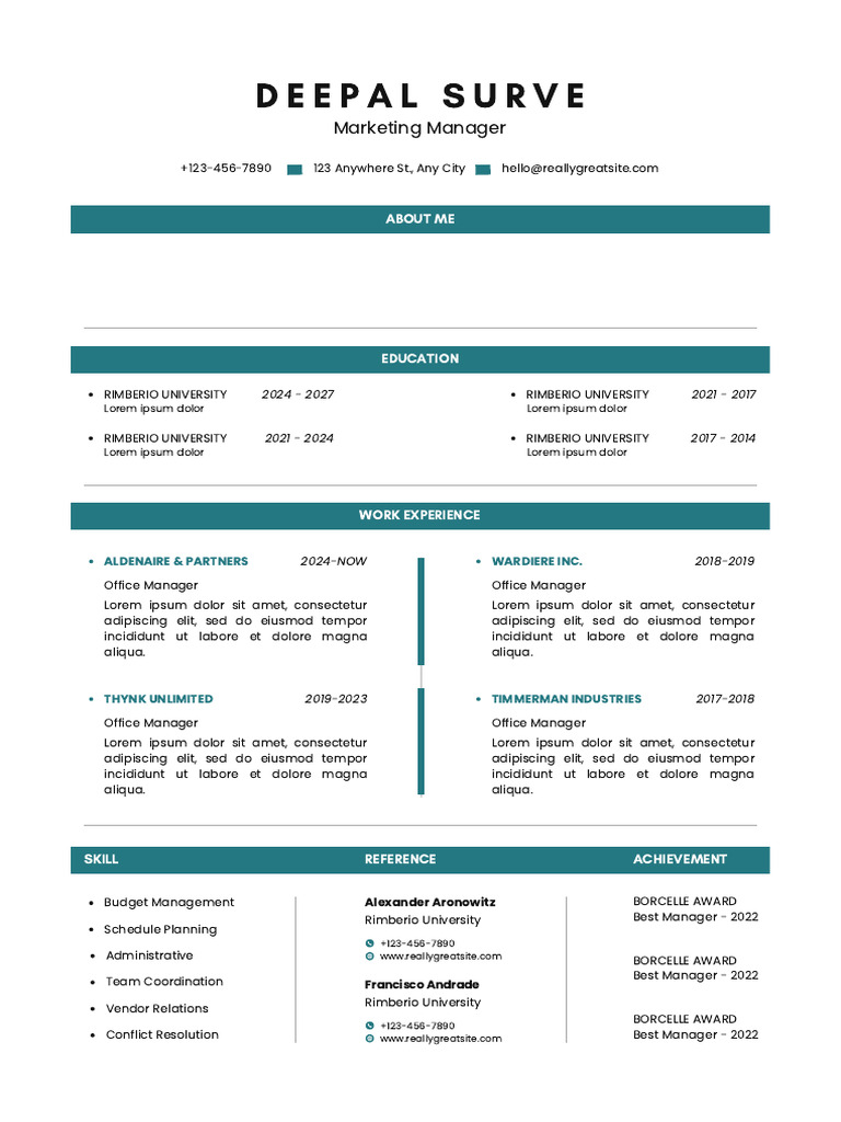 Rimberio University Profile Summary | PDF