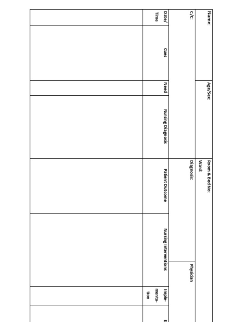 NCP Blank File 1 | PDF