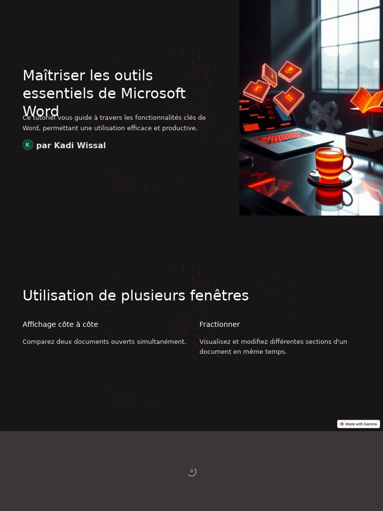 Maitriser Les Outils Essentiels de Microsoft Word 2 | PDF | Microsoft Word | Macro-définition
