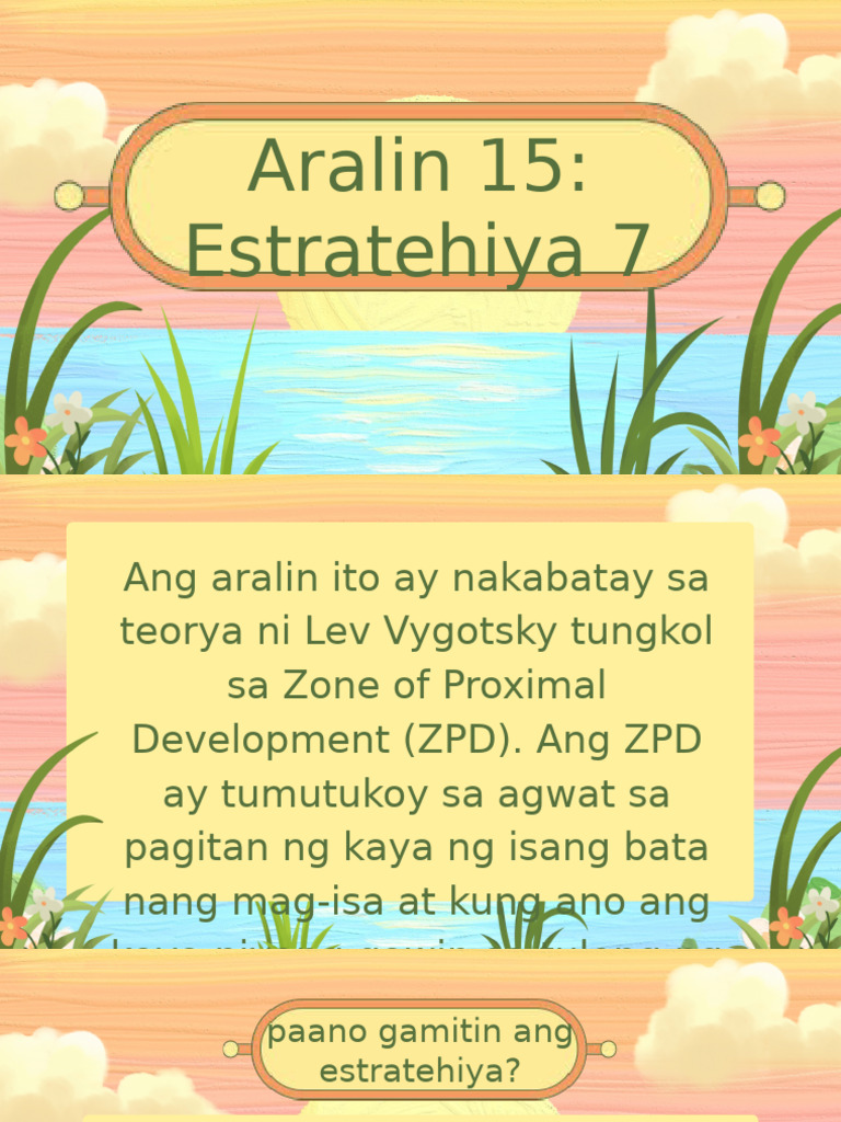 Aralin 15, 16 | PDF