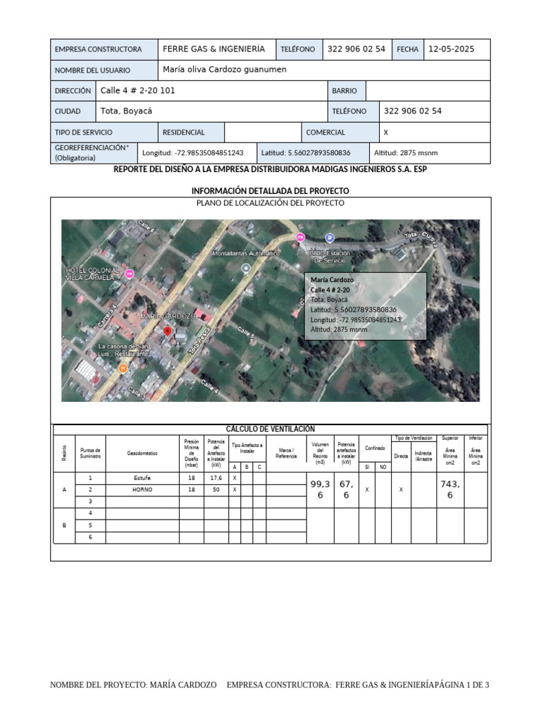 Reporte María Cardozo - Comercial | PDF