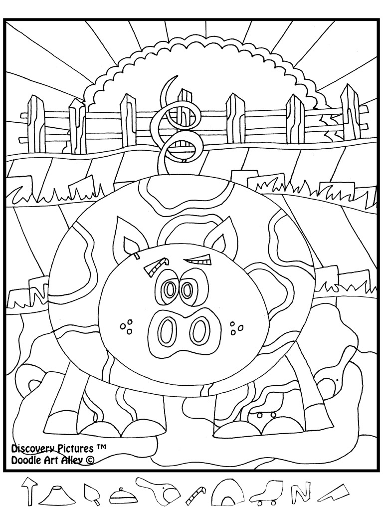 Pig (Hidden Picture) | PDF