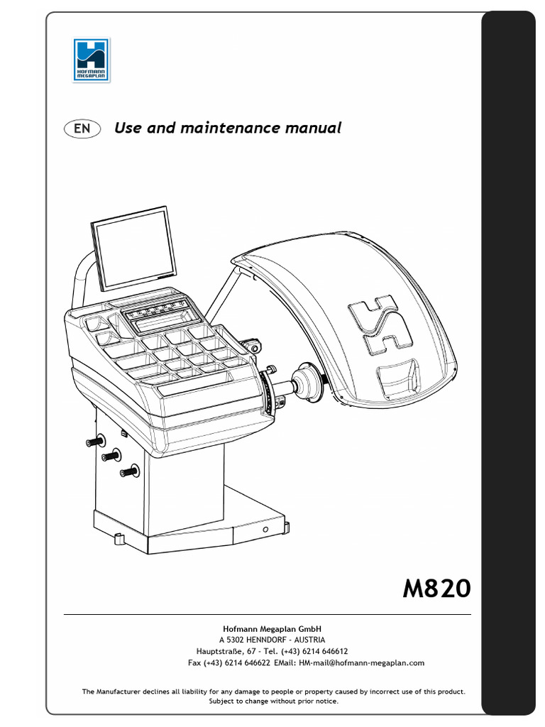 Wheel Balancer Error Codes Guide | PDF | Calibration