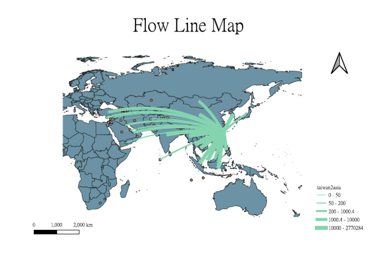 Flow Lines Map - 21 25 | PDF