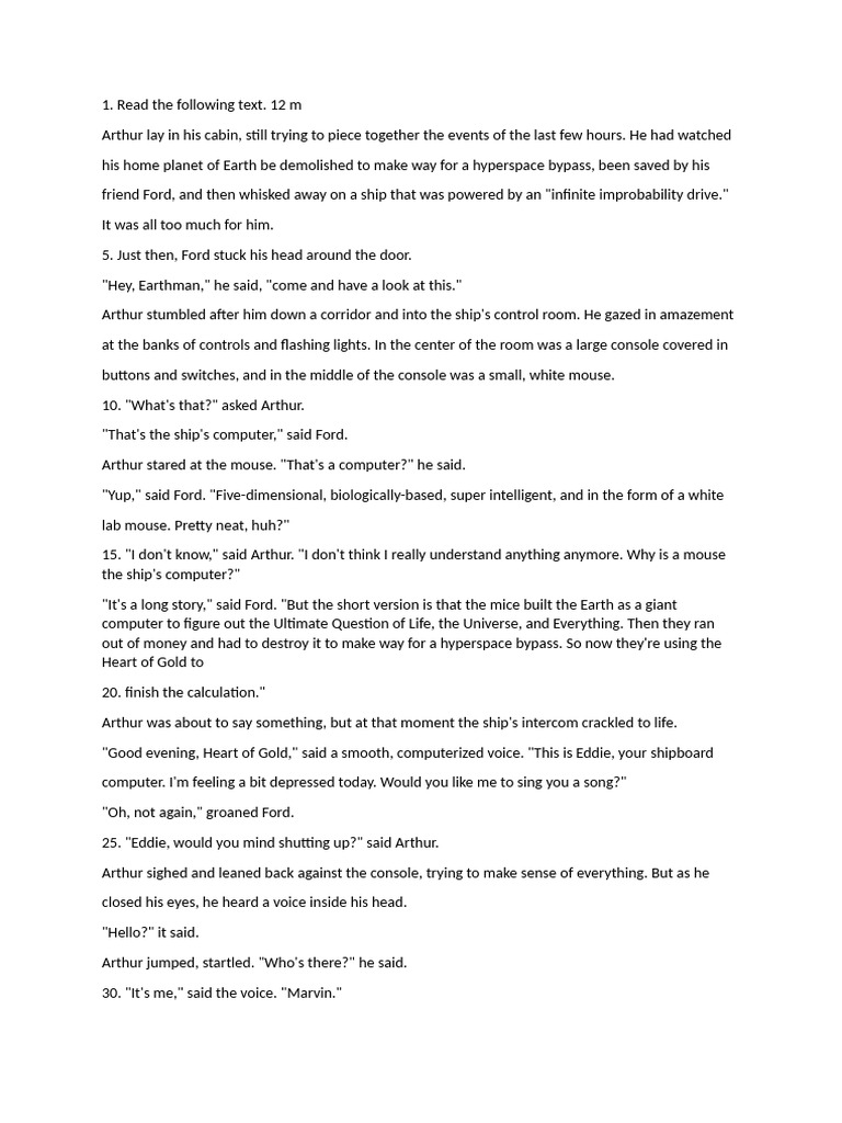 Class 12 Worksheet-2 Comprehension | PDF