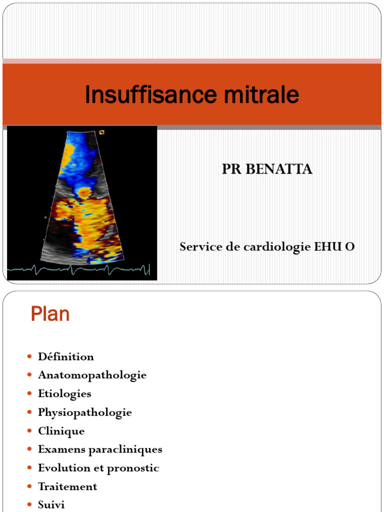 Insuffisance mitrale grade 1 : diagnostic et traitement | PDF | Valve ...