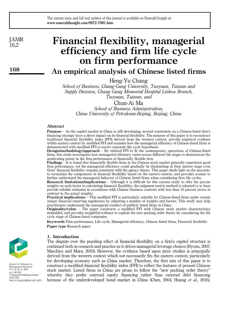 10 1108 - Jamr 06 2017 0072 | PDF | Equity (Finance) | Capital Structure