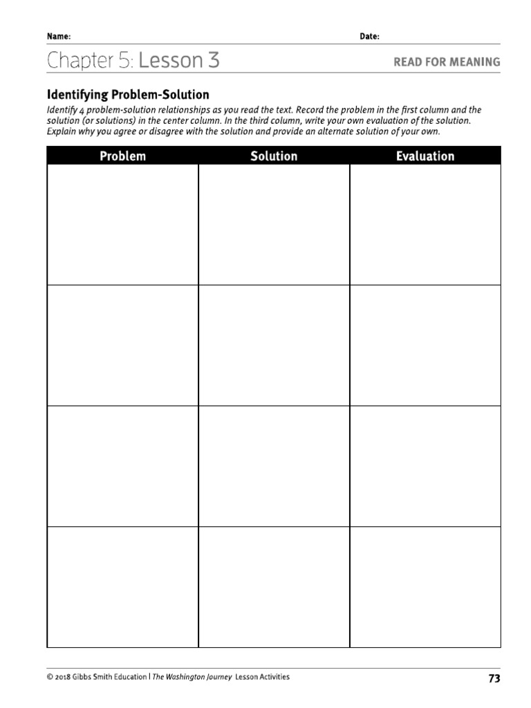 CH 5 Lesson 3 Read For Meaning | PDF