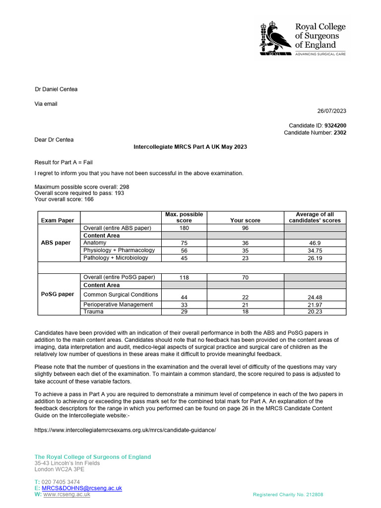 Feedback Letter 2023 | PDF