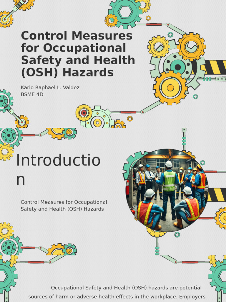 Control Measures For OSH Hazard | PDF | Personal Protective Equipment ...