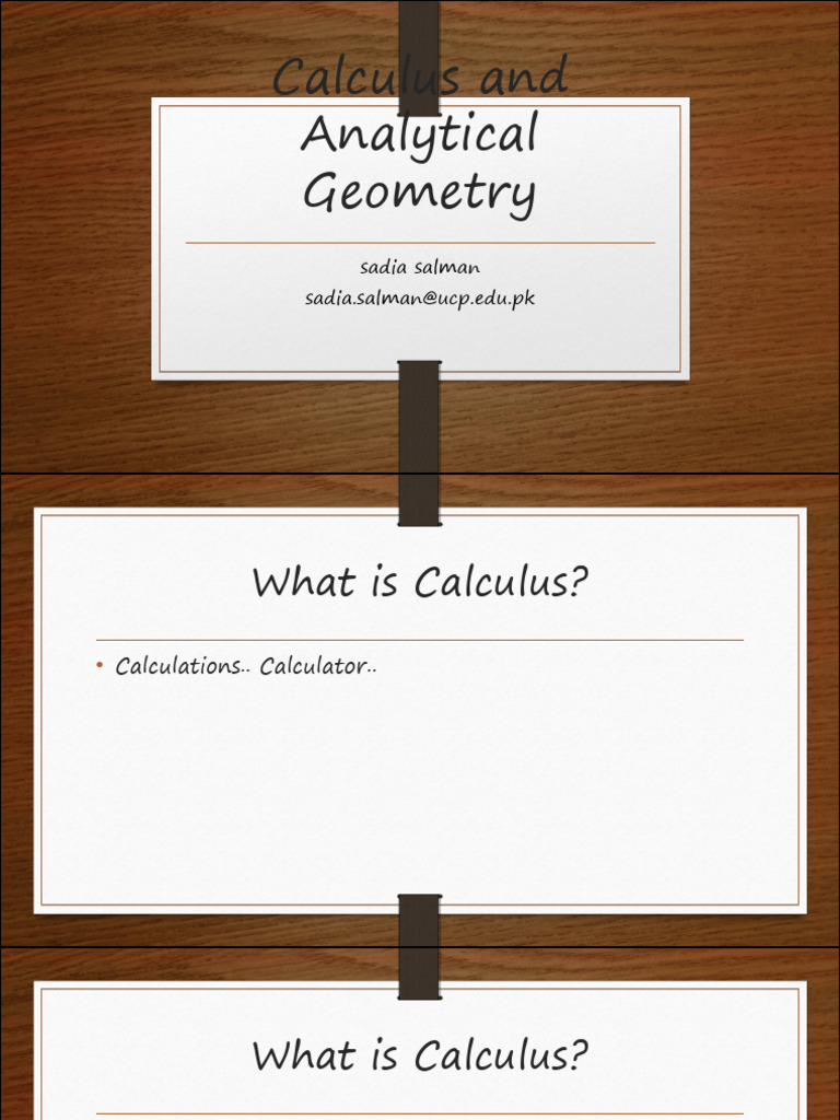 Week 1 Calculus Big Picture Introto Function | PDF | Calculus | Mathematics