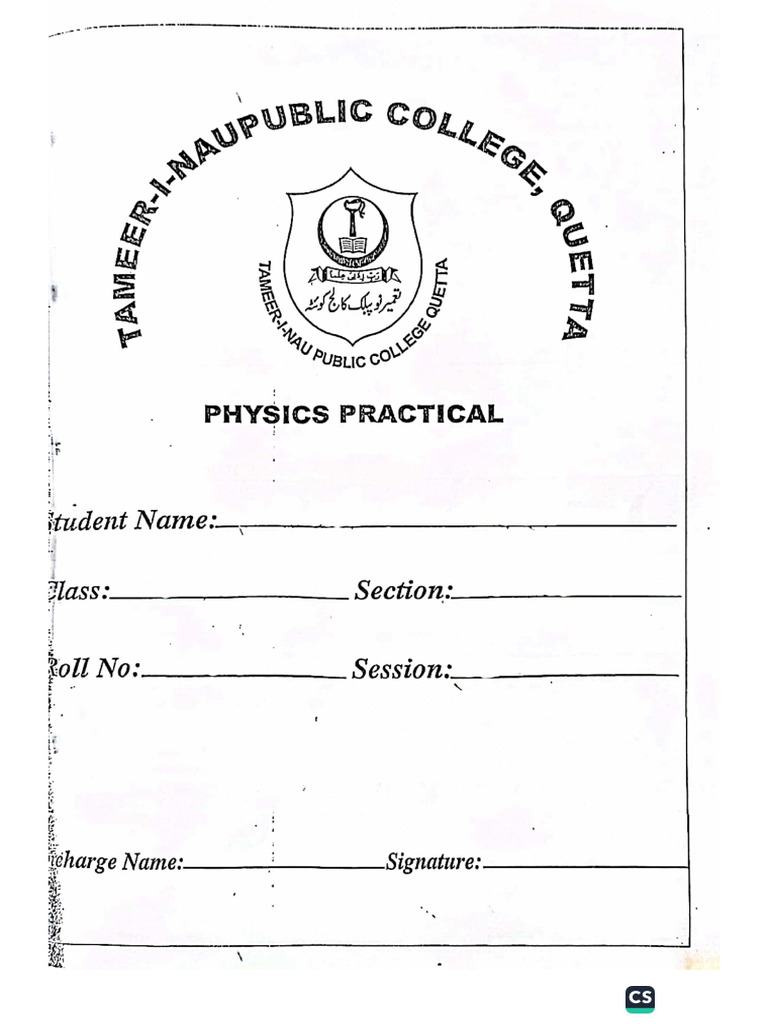 Physics Prac | PDF