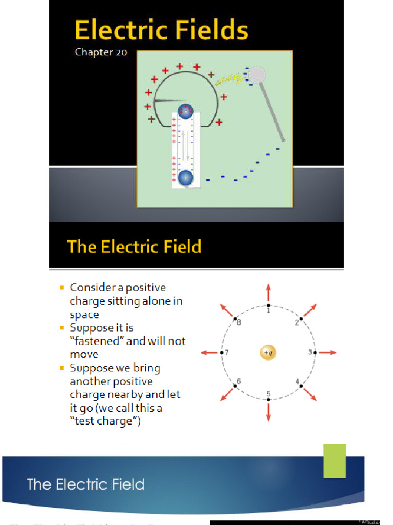 Electric Fields | PDF