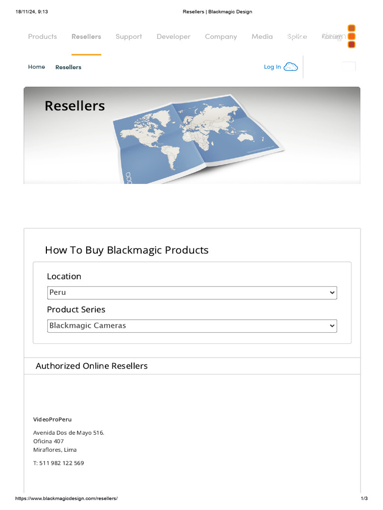 Resellers - Blackmagic Design | PDF