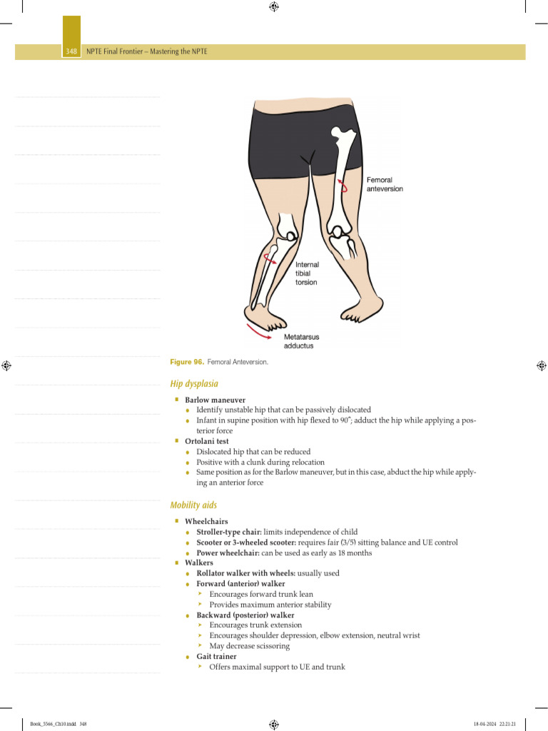 Ambulatory Aids & Gait Patterns, Wheelchair NPTEFF Book Chapter 10 Page ...